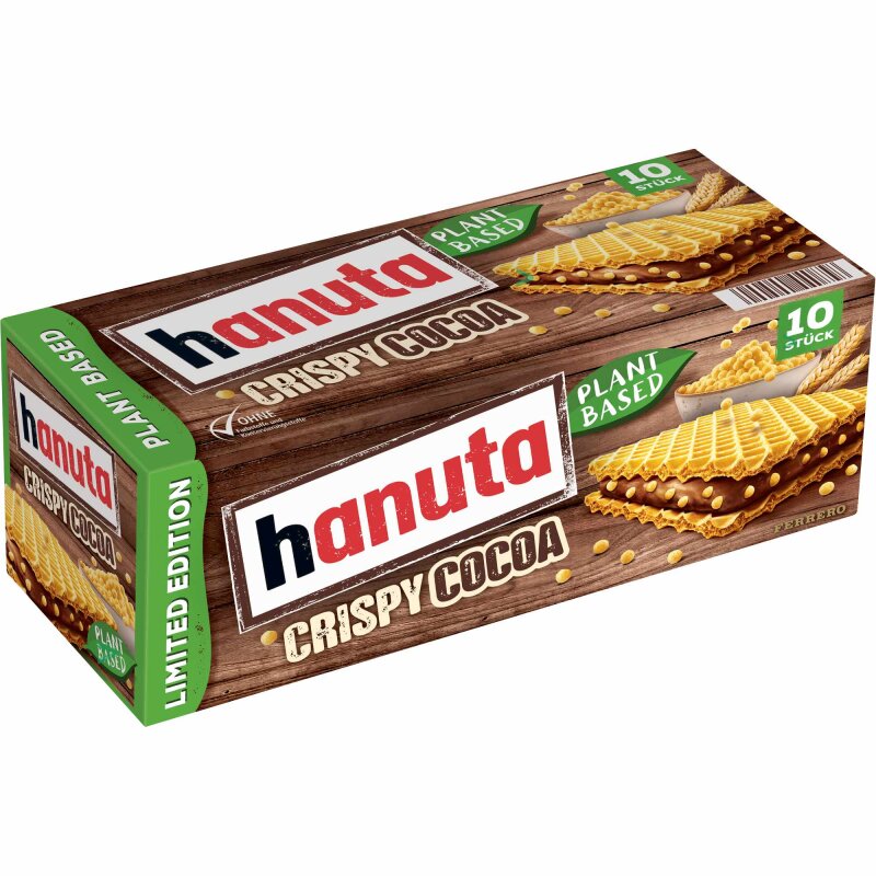 hanuta plantbased Crispy Cocoa (220g Packung)
