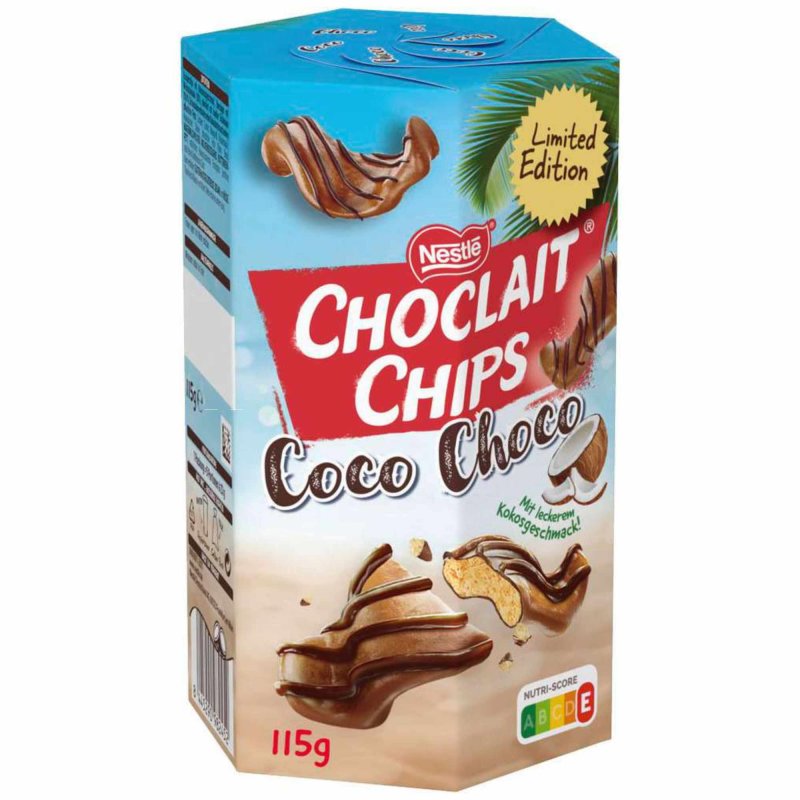 NESTLÉ Choclait Chips Coco Choco (1x115g Packung)