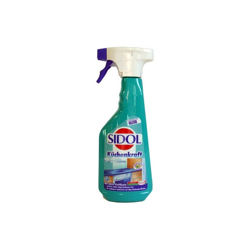 Sidol Küchenkraft Spray Sprühflasche VPE (5x 500 ml)