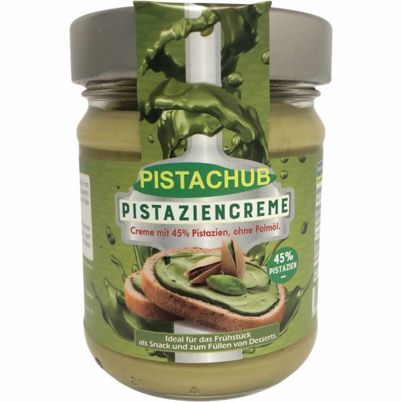 Pistachub Pistaziencreme mit 45% Pistazien (190g Glas)