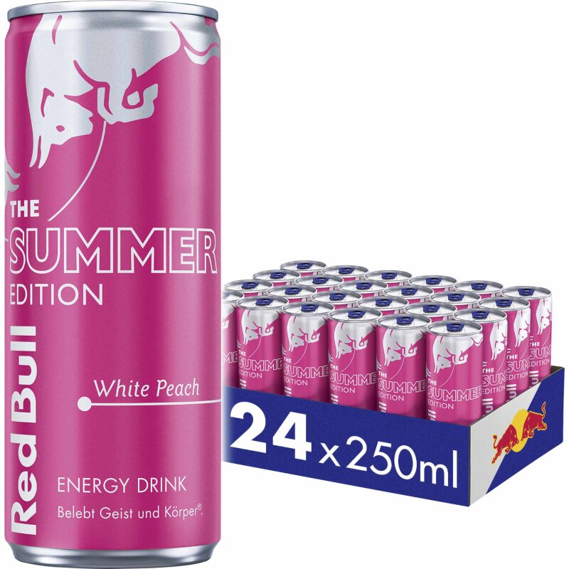 Red Bull Summer Edition 2025 White Peach (24x250ml Dose)