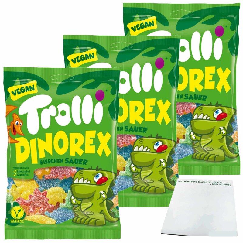 Trolli Dino Rex 3er Pack (3x150g Beutel)