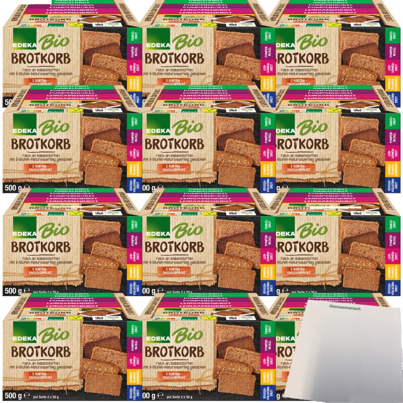 Edeka Brotkorb VPE (12x500g Packung) + usy Block