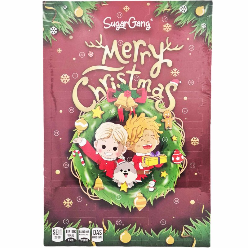 SugarGang Adventskalender mit legendären seltenen Inhalten (218g Pack