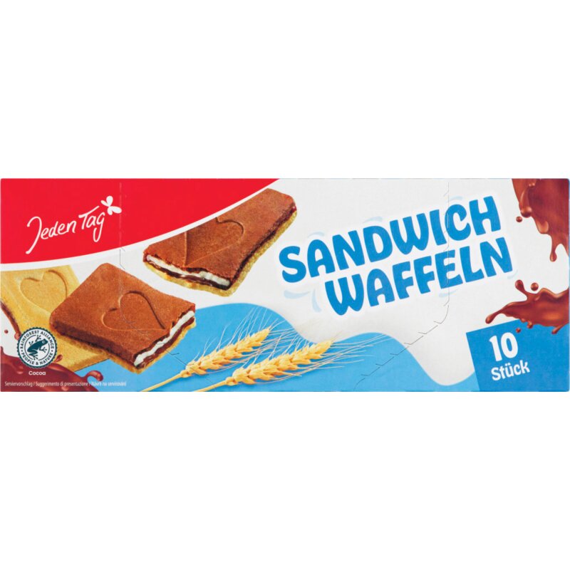 Jeden Tag Sandwich Waffeln (128g)
