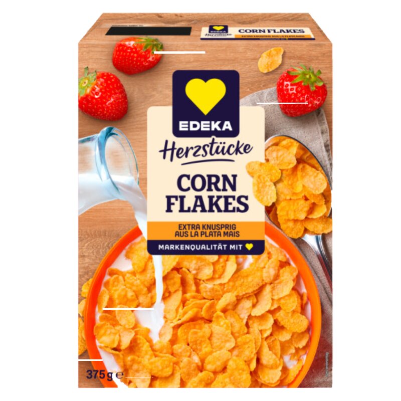 EDEKA Cornflakes (375g Packung)