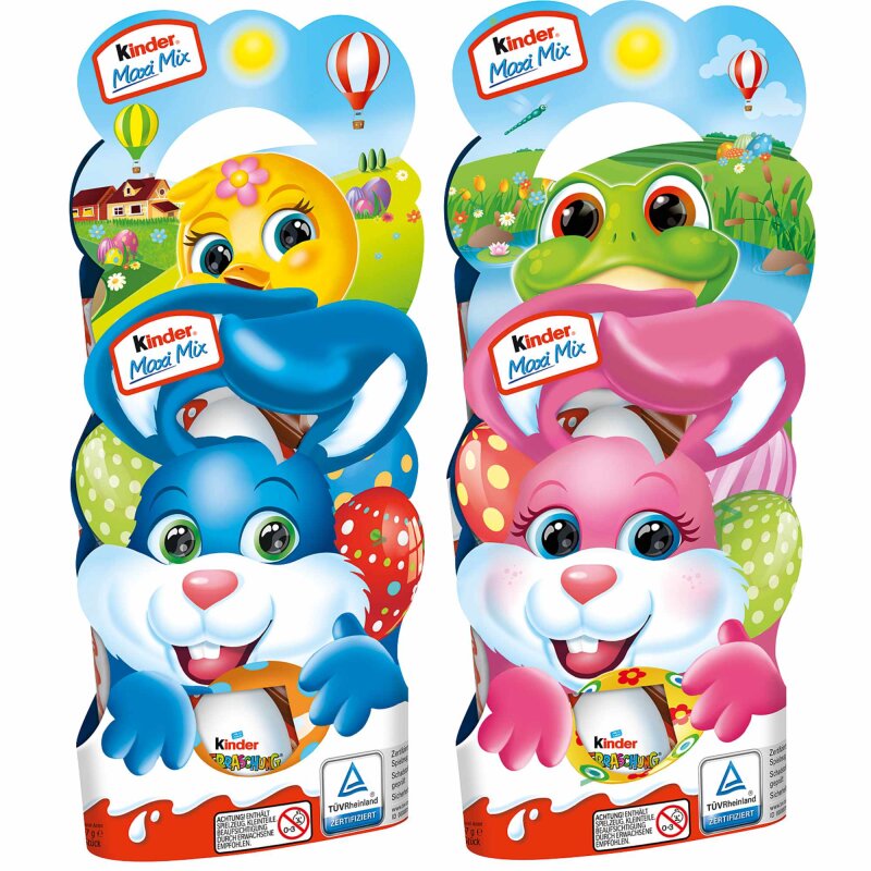 Ferrero Kinder Maxi Mix OHNE MOTIVWAHL (157g Packung) Restposten Sond