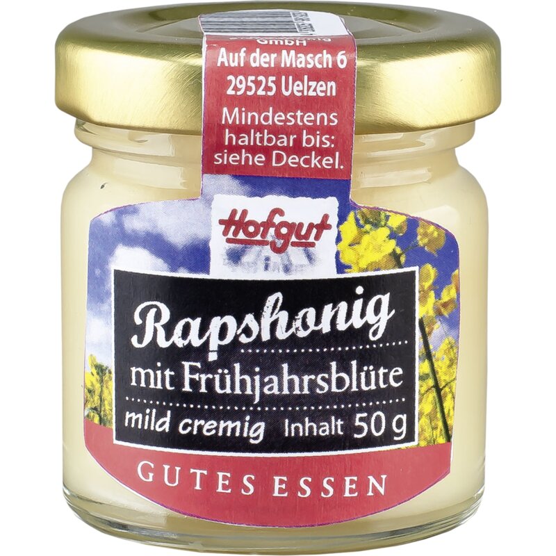 Hofgut Rapshonig mit Frühjahrsblüte (50g Glas)
