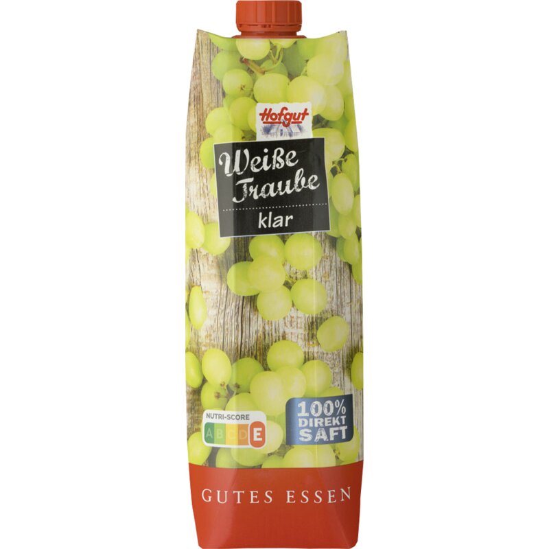 Hofgut Weiße Traube Direktsaft (1l Packung)
