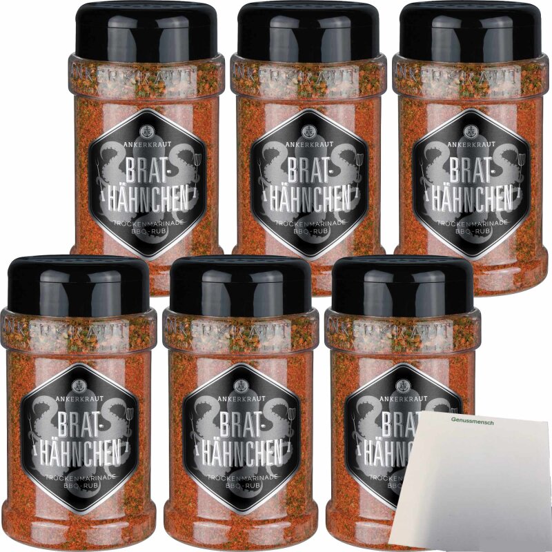 Ankerkraut Brathähnchen 6er Pack (6x200g Dose) + usy Block
