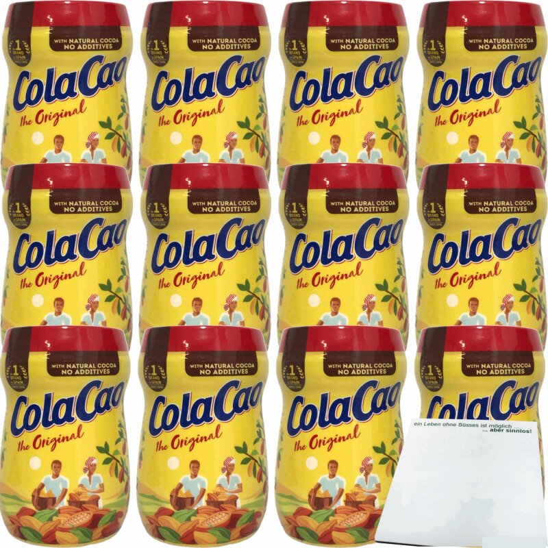 Nutrexpa Kakaopulver Cola Cao Original 12er Pack (12x390g Dose) + usy