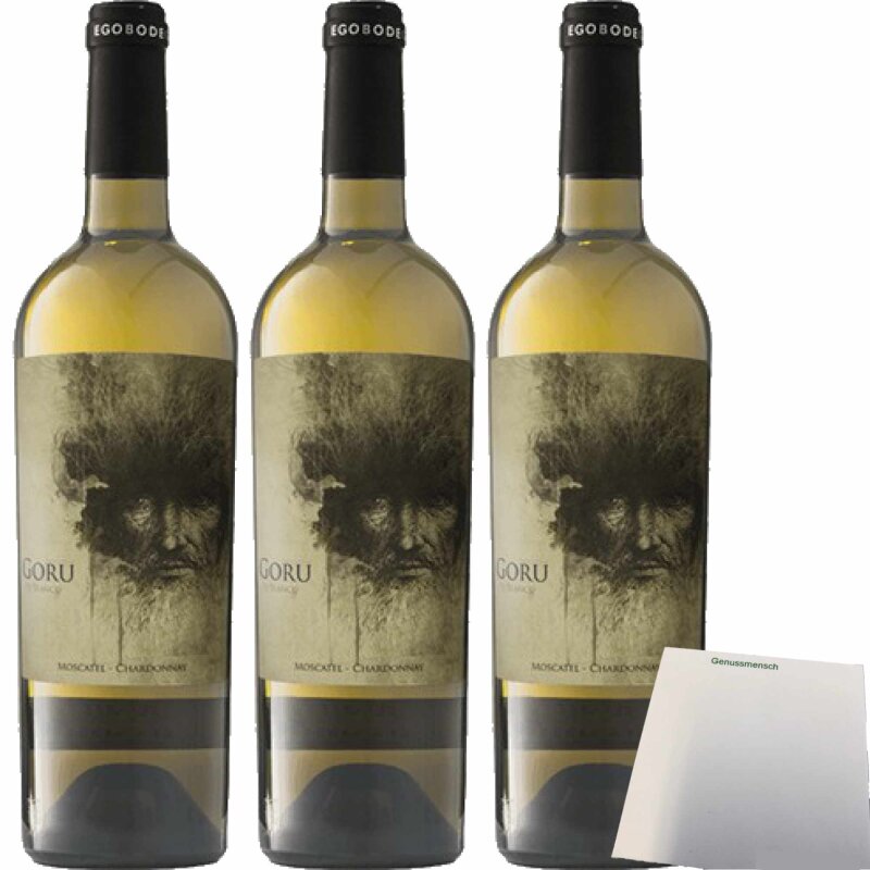 Egobodegas "Goru Blanco" Jumilla 3er Pack (3x750ml Flasche) + usy Blo