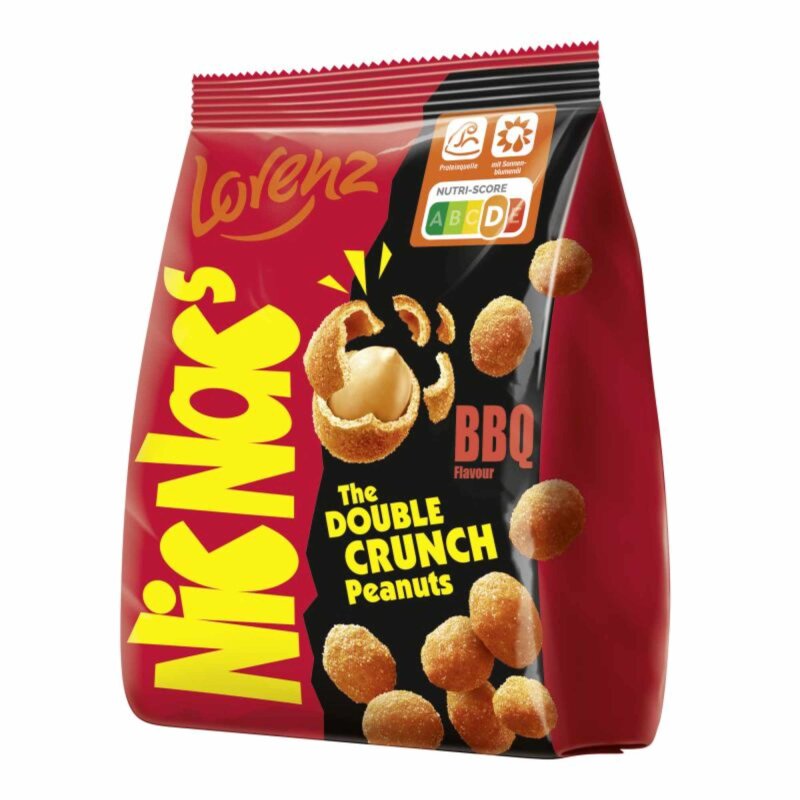 Lorenz Nic Nac's Barbecue 3er Pack (3x110g Packung) + usy Block
