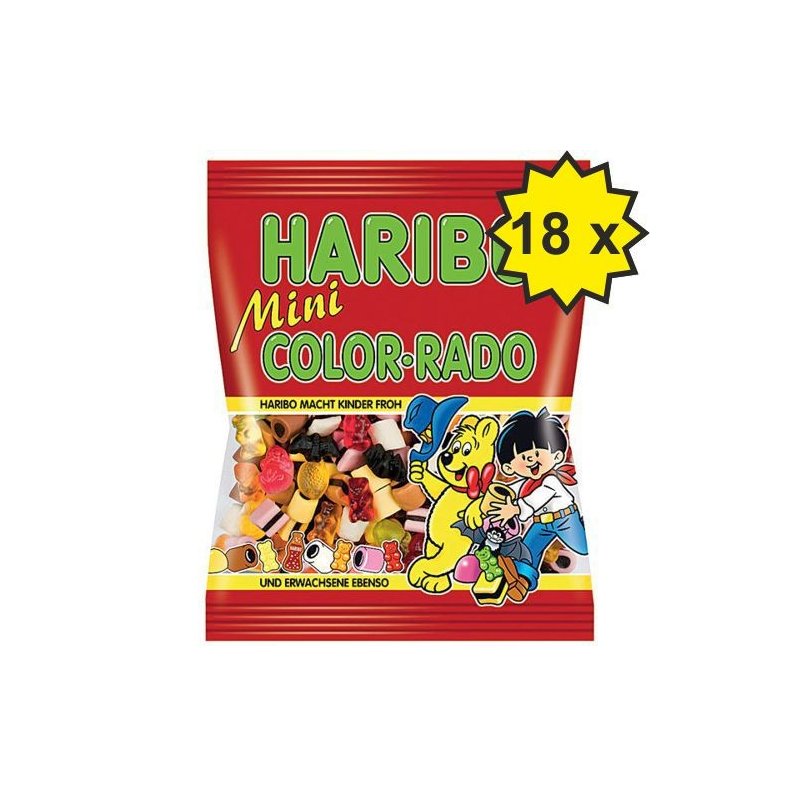 Haribo Mini Color Rado (18x 175g Beutel)