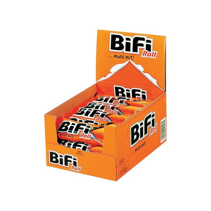 BiFi Roll Minisalamis in Weizenbrötchen (24 x 50g Karton)