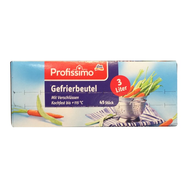 Profissimo Gefrierbeutel 3l (50 Stk Pack)