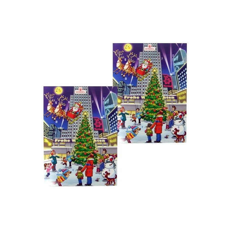 Windel APP Adventskalender mit Schokolade und Smartphone-APP (iphone,