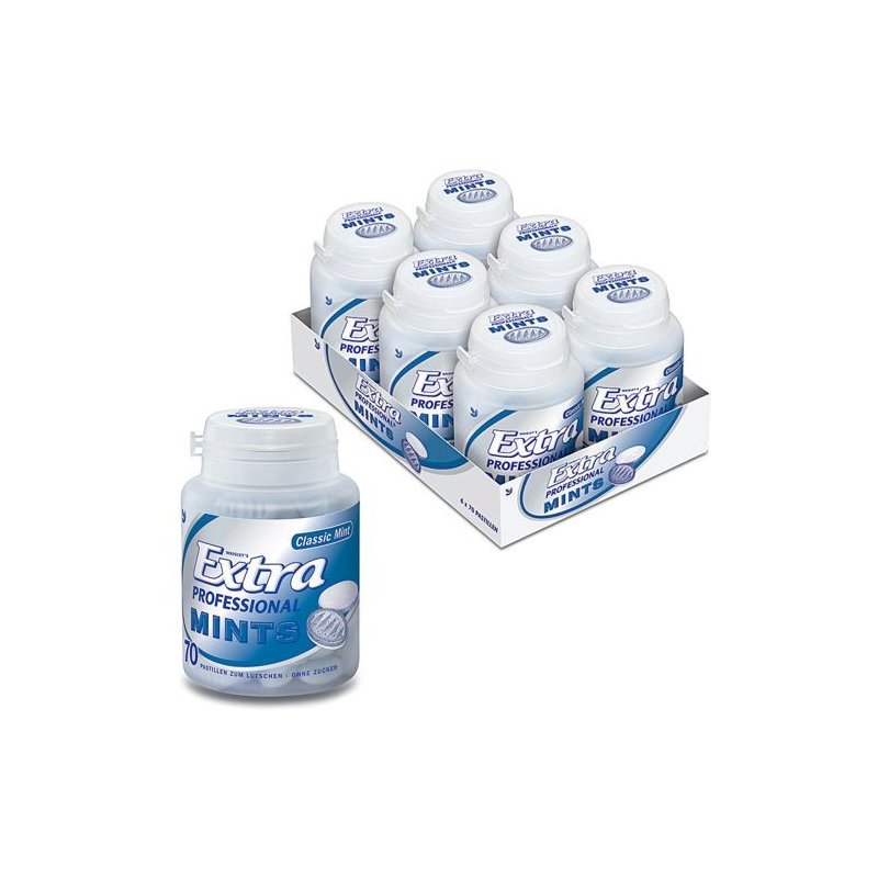 Wrigleys Extra Professional Mints Classic Bonbon (6x70 Stck.)