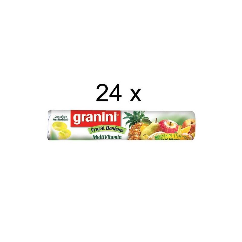 Granini Fruchtbonbon Multivitamin (24x 42g Rollen)