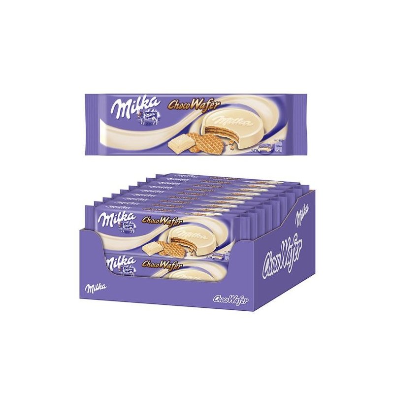Milka Choco Wafer White (18x 180g)