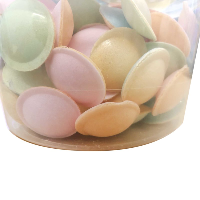 Bunte Super Brause Ufos aus Esspapier Saueroblaten. 100 Stück, 127 g.
