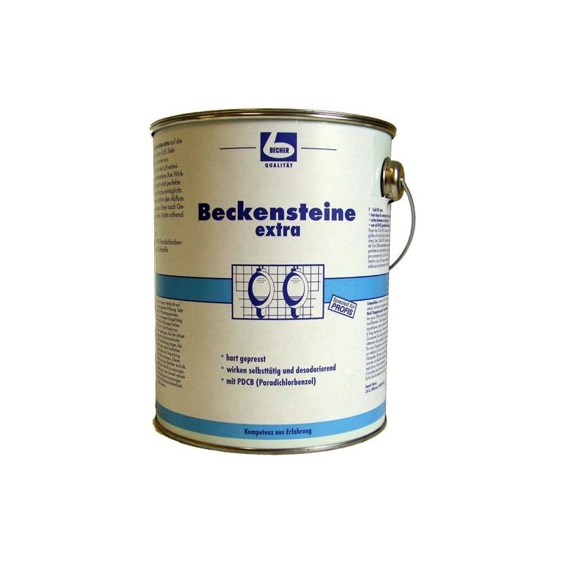 WC Beckensteine "Extra" mit 99% PDCB (2,5 kg Dose)