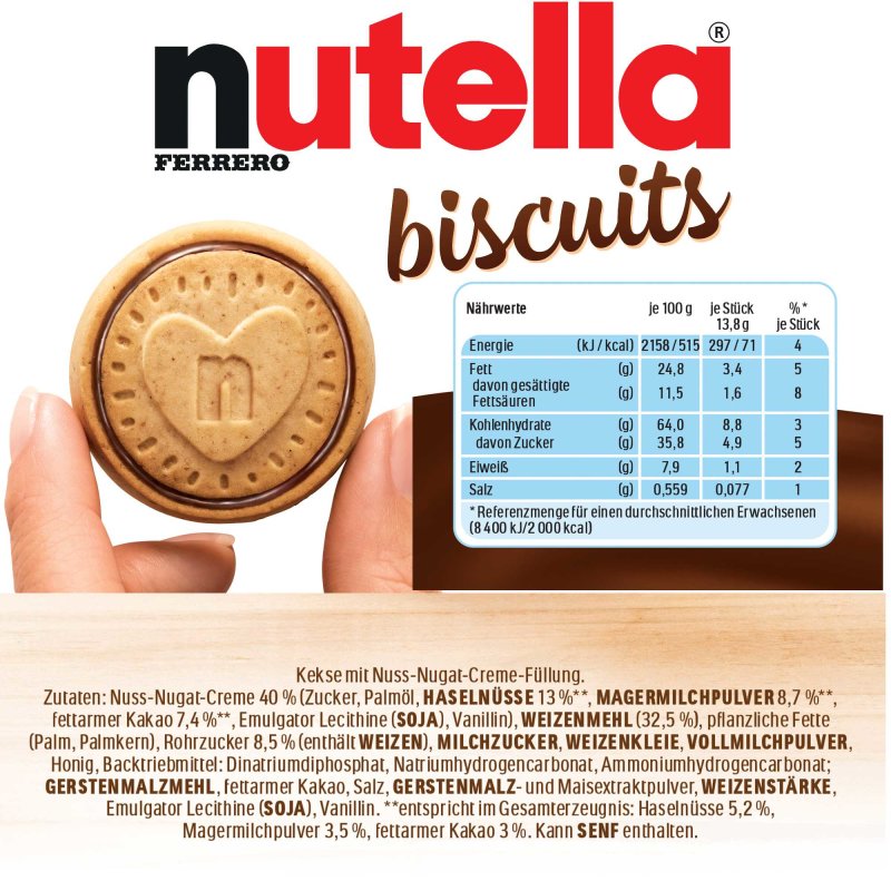 nutella biscuits (304g Beutel)