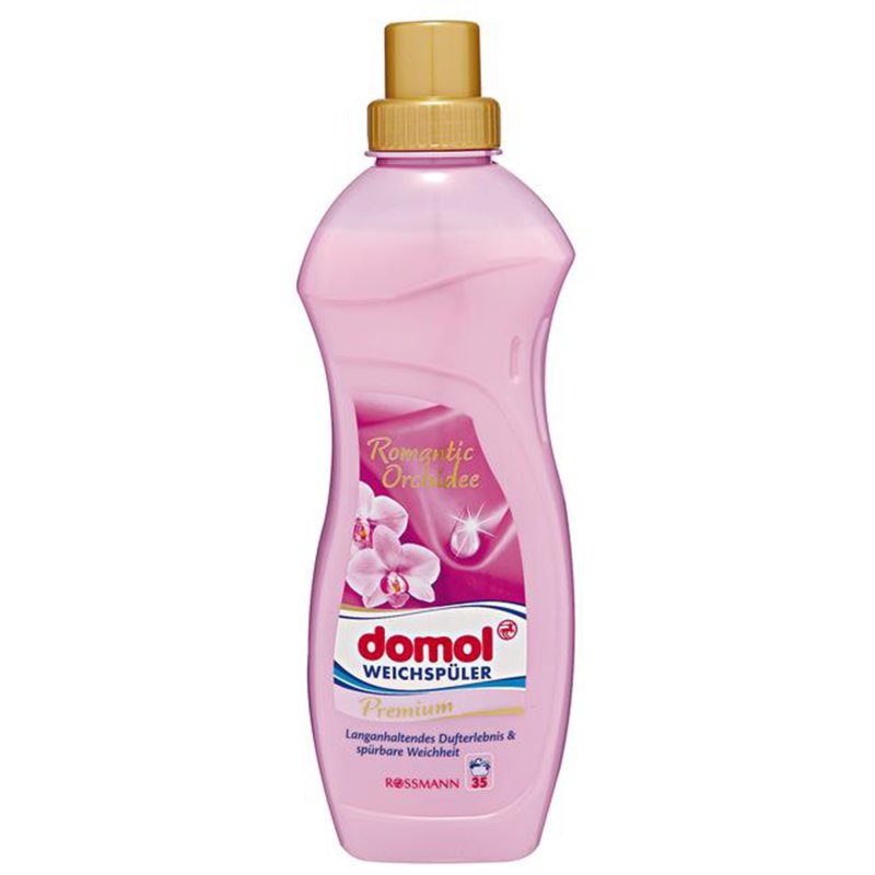 domol Premium Weichspüler Romantic Orchidee 35 WL 1 l 1er Pack