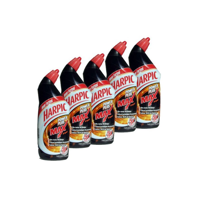 WC Reiniger Harpic Max Original (5 x 750ml Flasche)