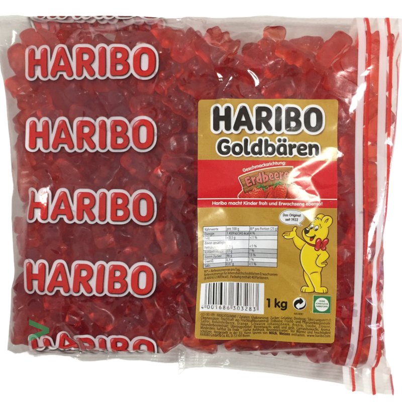 Haribo Goldbären Testpaket Ananas & Erdbeere