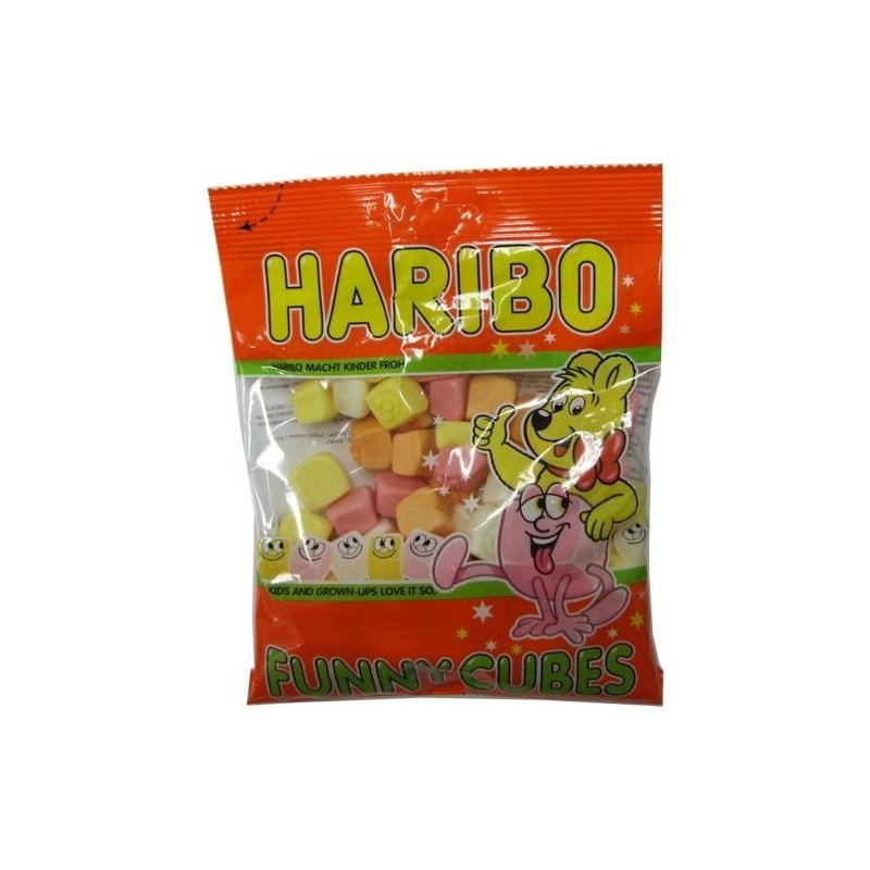 Haribo Funny Cubes - Schaumzucker-Würfel (175g)
