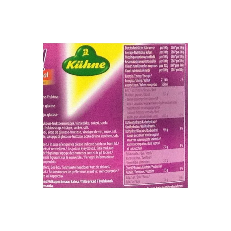 Kühne Rotkohl (2650 ml)