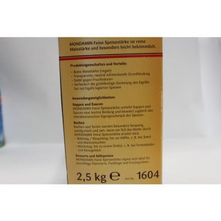 Knorr Mondamin Feine Speisestärke (1X2,5 kg Packung)