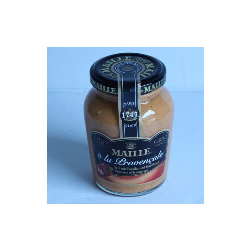 Maille Dijon Provencale Senf mit Paprika und Knoblauch (200ml Glas)