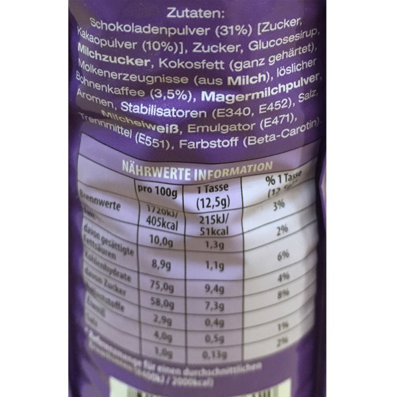 Jacobs Milka monente Cappuccino Choco Vanille (500g, Beutel)