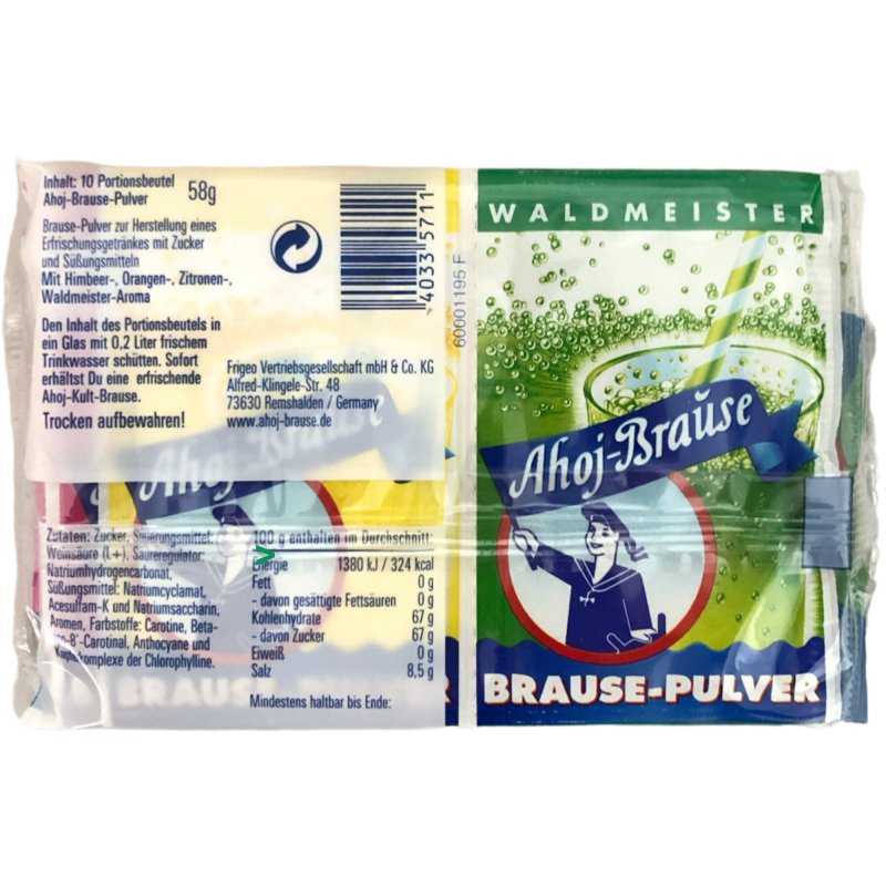 Ahoj-Brause Brause-Pulver 10er Pack