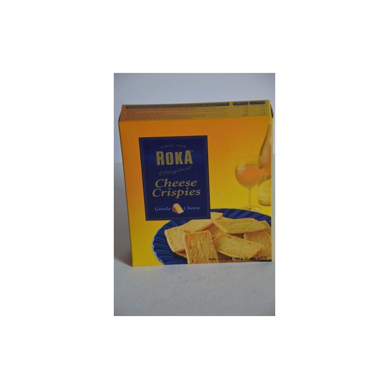 Roka Original Cheese Crispies Käsegebäck Gouda (150g Packung)