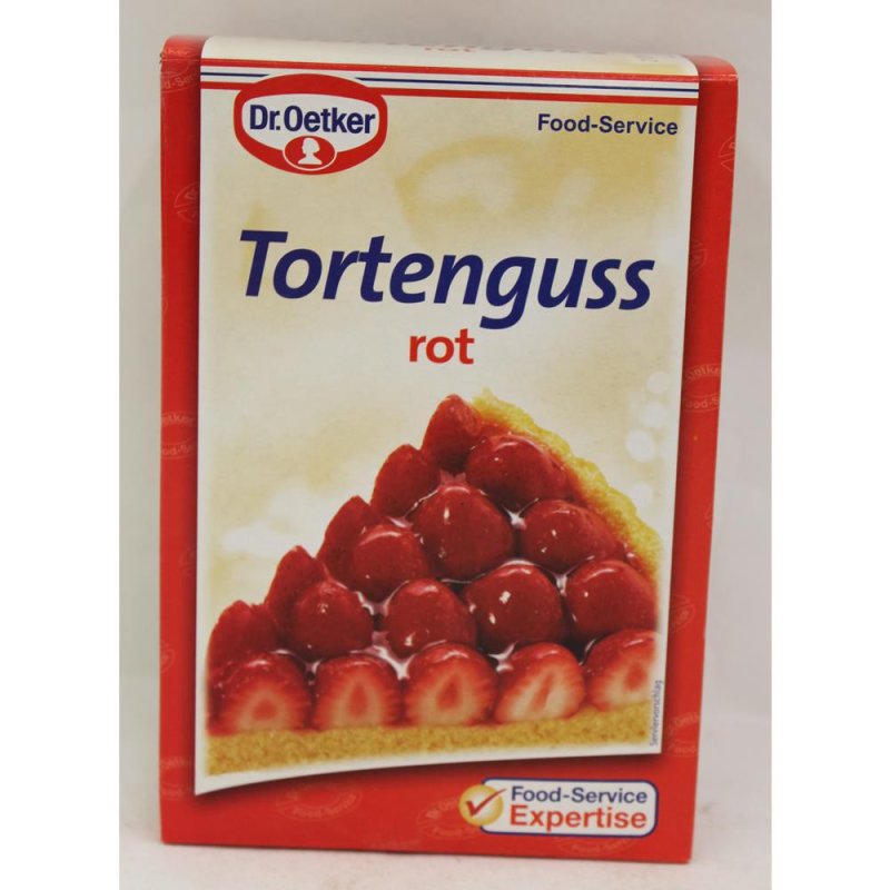 Dr. Oetker Tortenguss rot (1Kg Packung)