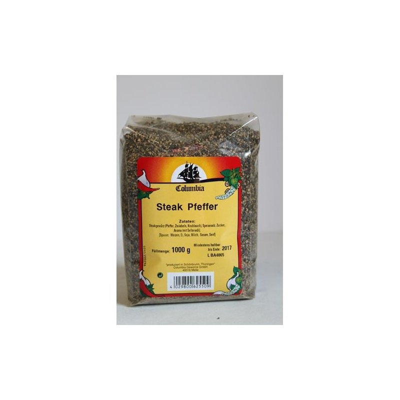 Columbia Steak Pfeffer (1kg Beutel)