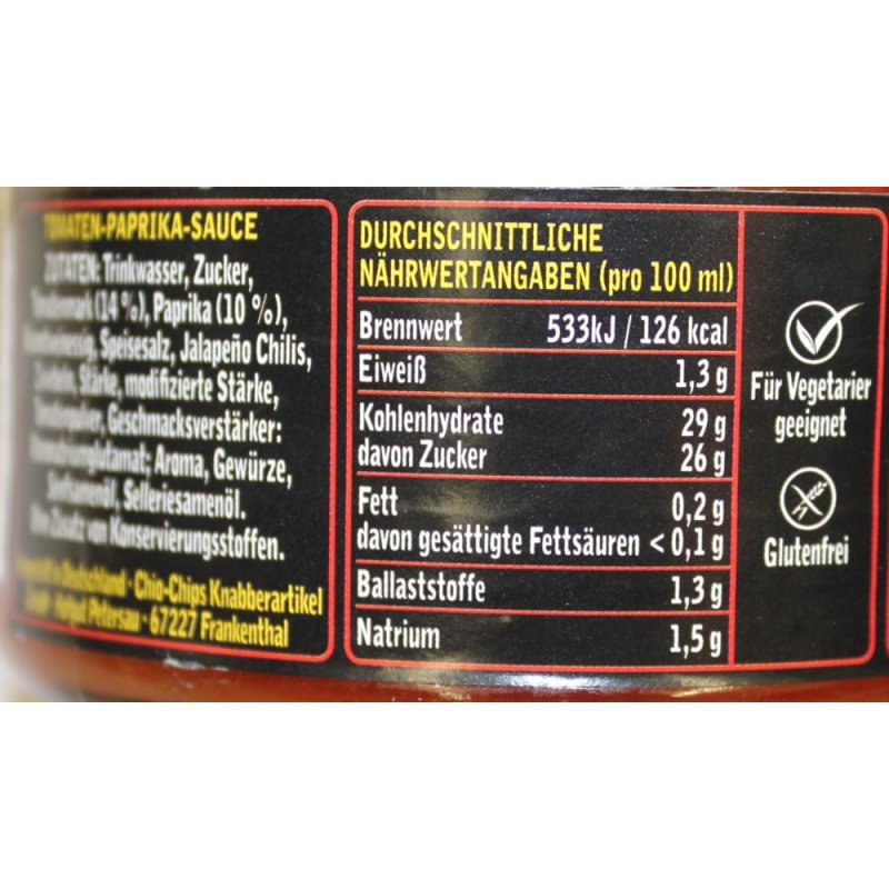 Chio Dip Hot Salsa (200ml Glas)