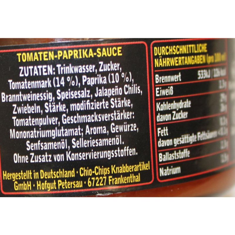 Chio Dip Hot Salsa (200ml Glas)